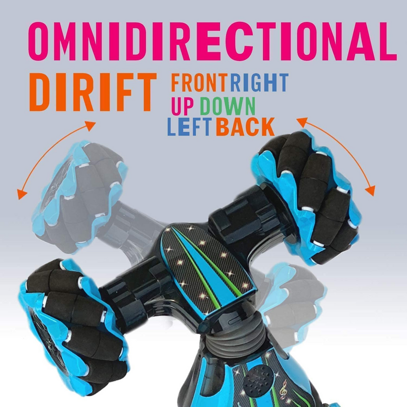 Gesture Sensing RC Stunt Car – 4WD Off-Road Remote Control Car with Lights & Music | DreaMee.in